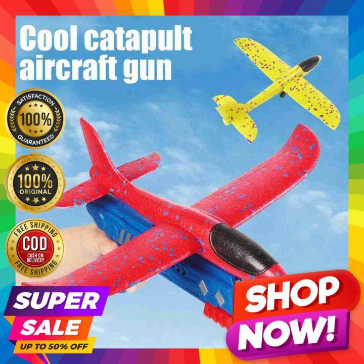 Original COD New Toy Glider Airplane Launcher Outdoor Sport Gifts Foam ...