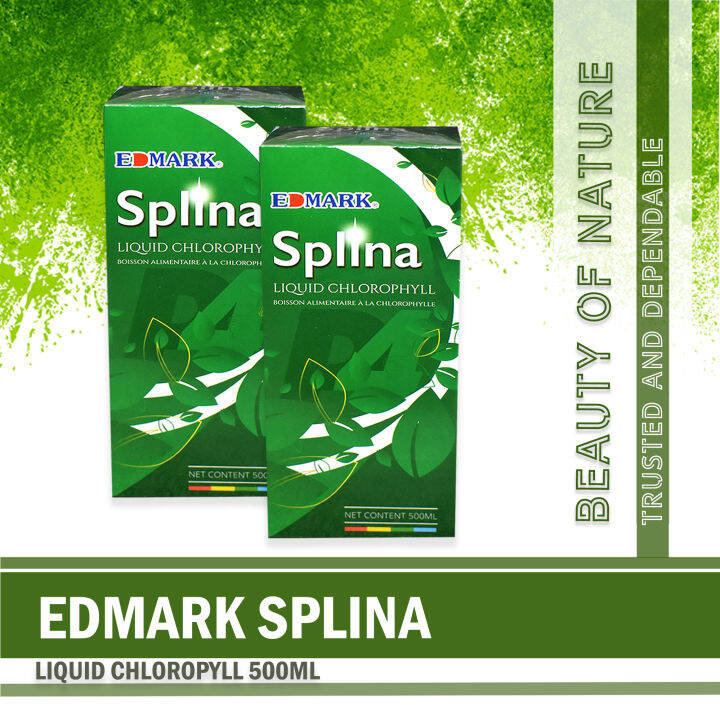 Edmark Splina Liquid Chloropyll 500ml 2 Bottles | Lazada PH