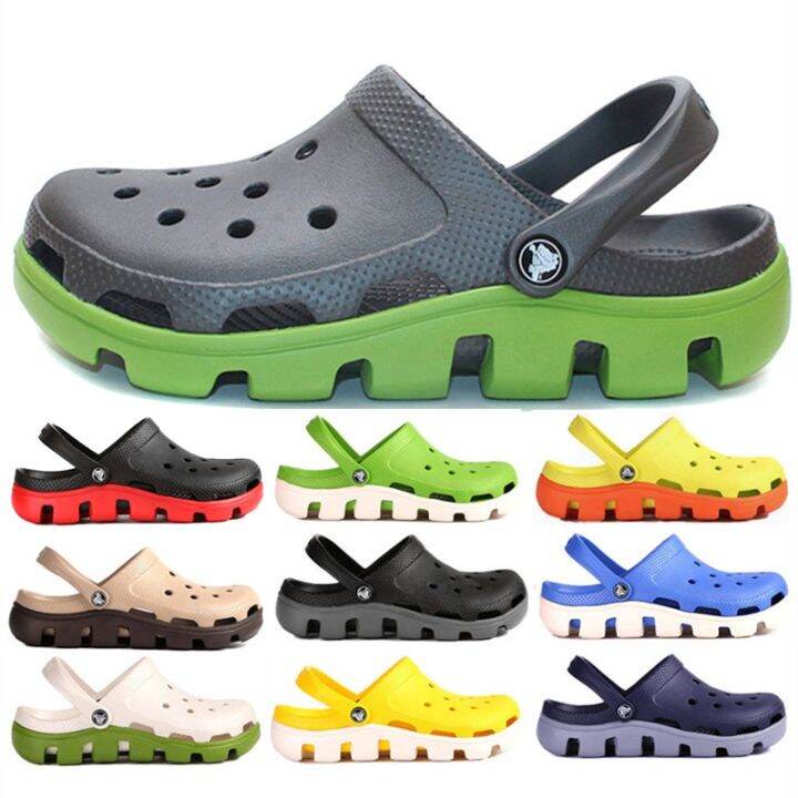 Crocs รองเท้าแตะผู้ชายรองเท้าแตะรองเท้าแตะรองเท้าผู้หญิงรองเท้าคู่ที่ ...