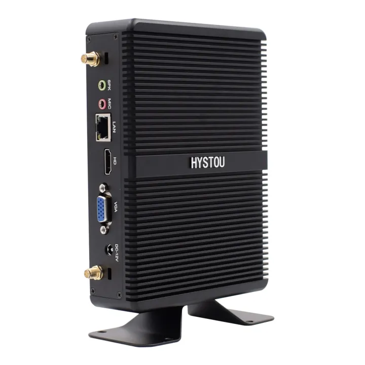 HYSTOU H2 Windows / Linux System Mini PC, Intel Core I3-7167U Dual Core ...