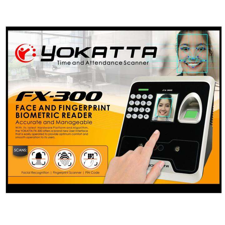 FACE and FINGERPRINT BIOMETRIC MACHINE Biometric facial time attendance ...