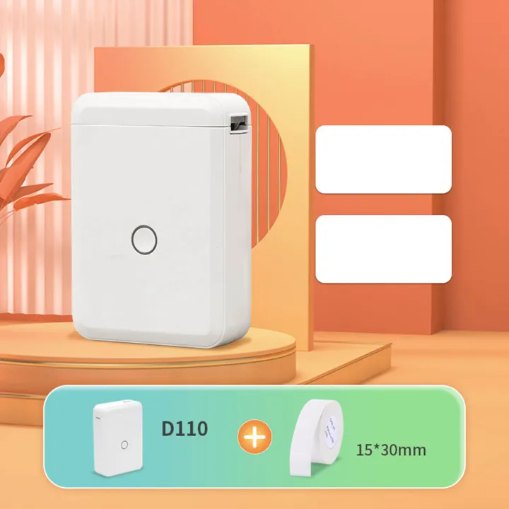 2021 New Niimbot D110 Label Printer Wireless Bluetooth Thermal Label ...