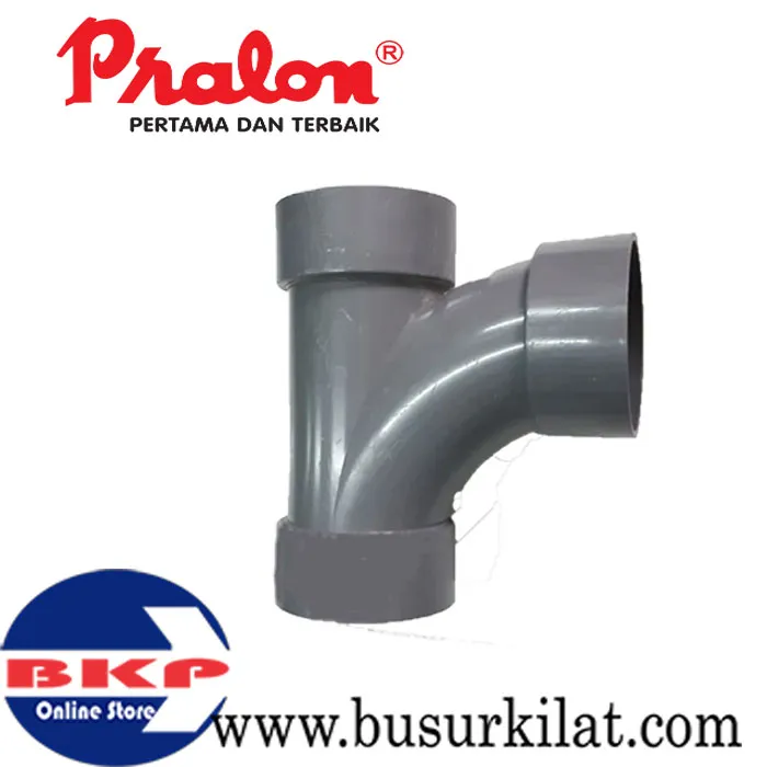 TEE WAY 4" INCH BRANCH (D) PVC PRALON / SAMBUNGAN PIPA | Lazada Indonesia