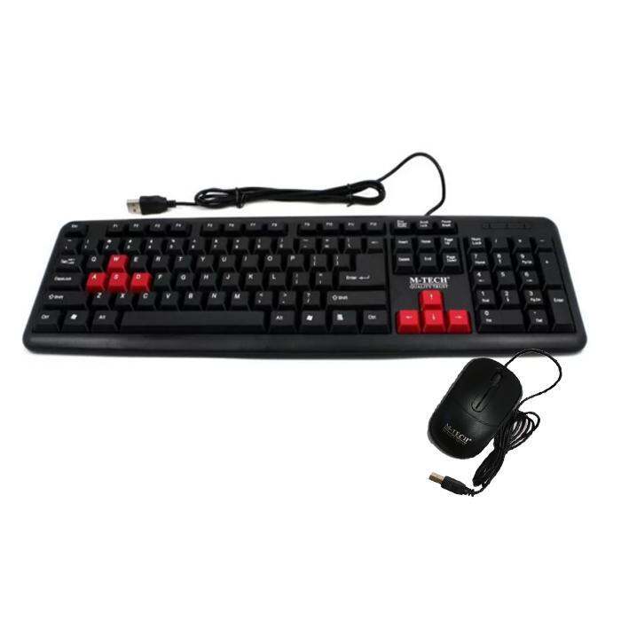 M-tech- Paketan Keyboard Mouse USB | Lazada Indonesia