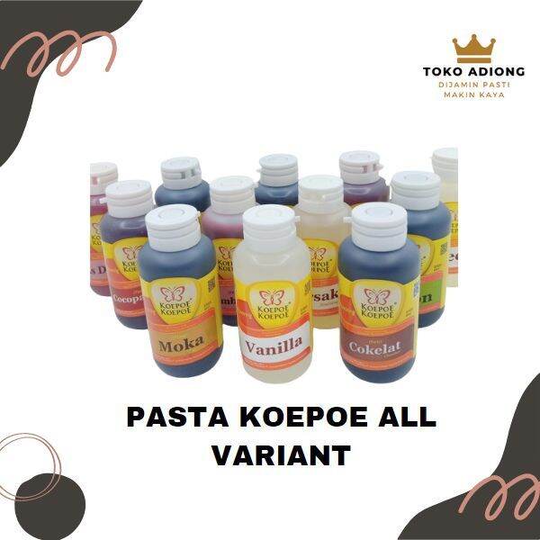 KOPOE KOPOE PASTA ALL VARIANS / perasa dan pewarna makanan | Lazada ...