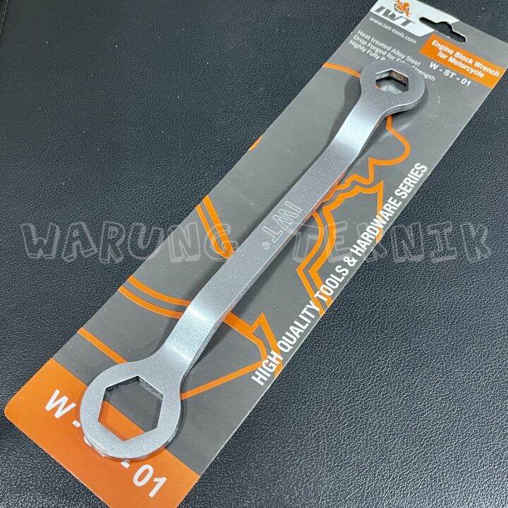 IWT ENGINE BLOCK WRENCH KUNCI TUTUP BLOK MESIN MOTOR 17 X 24 BENGKOK ...