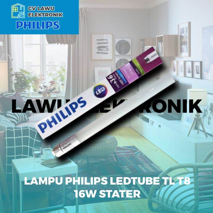 Lampu LED TUBE Philips Stater TL T8 16W | Lazada Indonesia