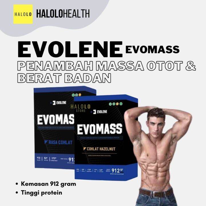 EVOLENE Evomass Gainer 2 Lbs Evo Mass Penambah Berat Badan 912 Gram | Lazada Indonesia