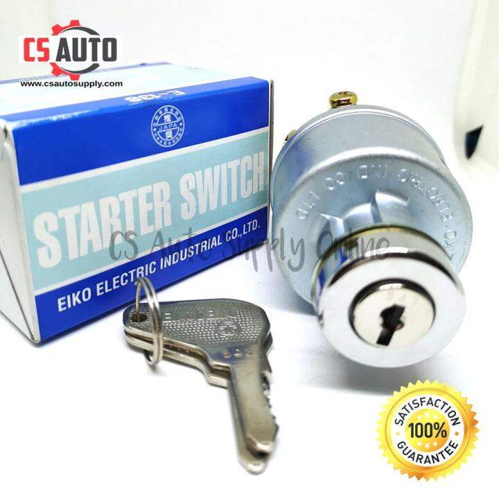 [cs auto] EIKO Japan Key Ignition Switch E-138 6 pin Waterproof Machine ...