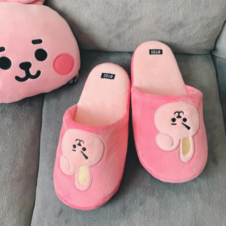 bt21 cartoon character slippers bts mang shooky cooky chimmy tata rj ...
