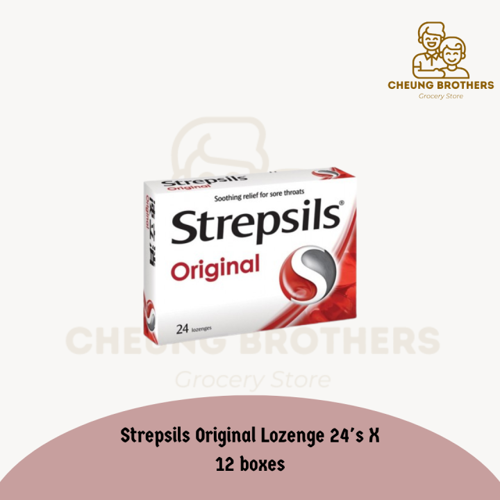 Strepsils Original Lozenge 24's X 12 boxes | Lazada