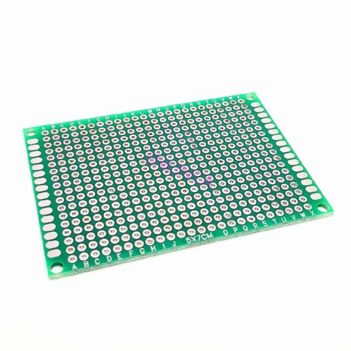 【CW】 5x7cm Side Prototype PCB Board 70x50mm Printed Circuit Protoboard ...