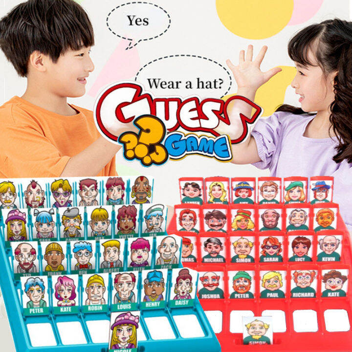Guess Who I Am Kid Puzzle Logic Reasoning Game Guess Characters Parent ...