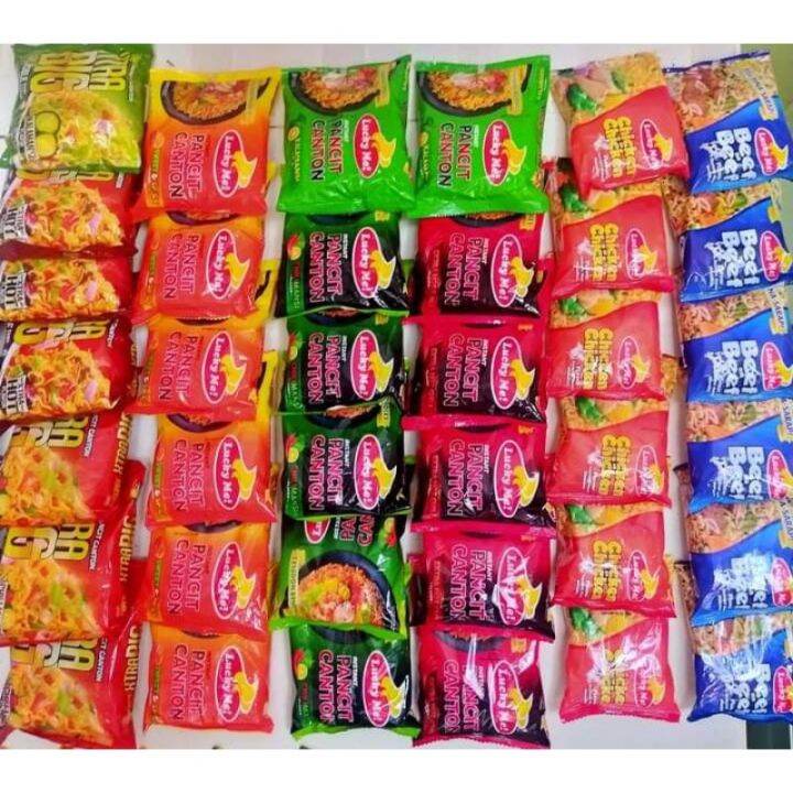 Pansit canton Noodles 25pcs. set Assorted Flavors | Lazada PH