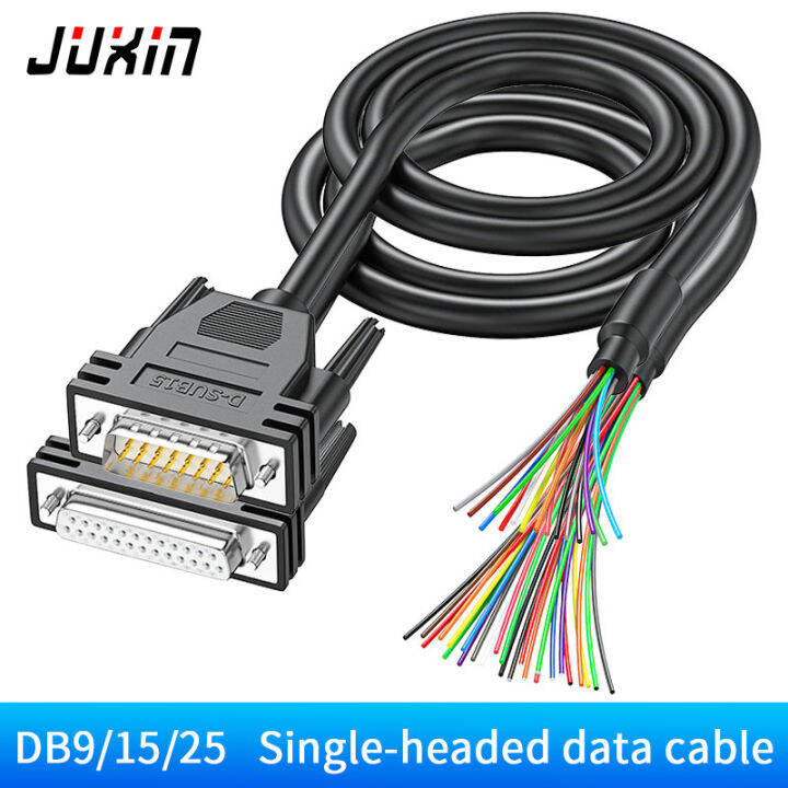 DB15 DB25 DB37 Mf Connector RS232 Serial Cable 9 Pin 15 25 37 PIN ชาย ...