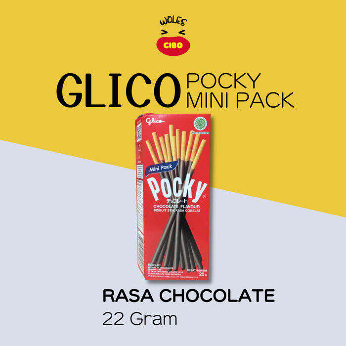 GLICO Pocky Mini Pack 22 gr Stick Chocolate Camilan Manis Rasa Coklat | Lazada Indonesia