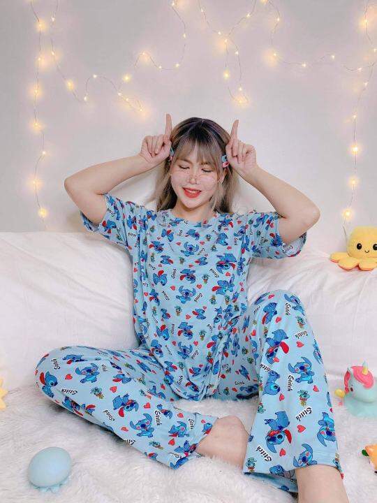 STITCH TERNO PAJAMA NEW PRINT COD | Lazada PH