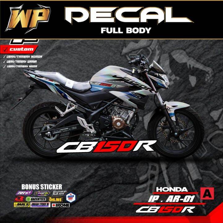 (cod) decal CB150R NEW V3 - sticker decal variasi full body list honda ...