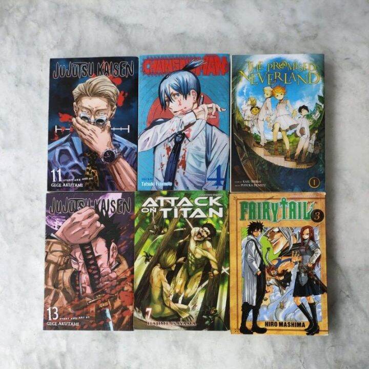 Jujutsu Kaisen Chainsaw Man Fairytail AOT TPNL ( Preloved and Brand New ...