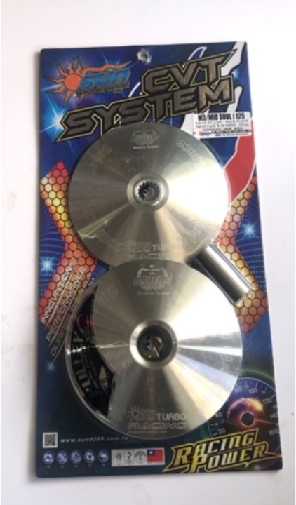 SUN RACING PULLEY DRIVE FACE SET W/ BUSHING BACK PLATE MIO SOUL I 125 ...