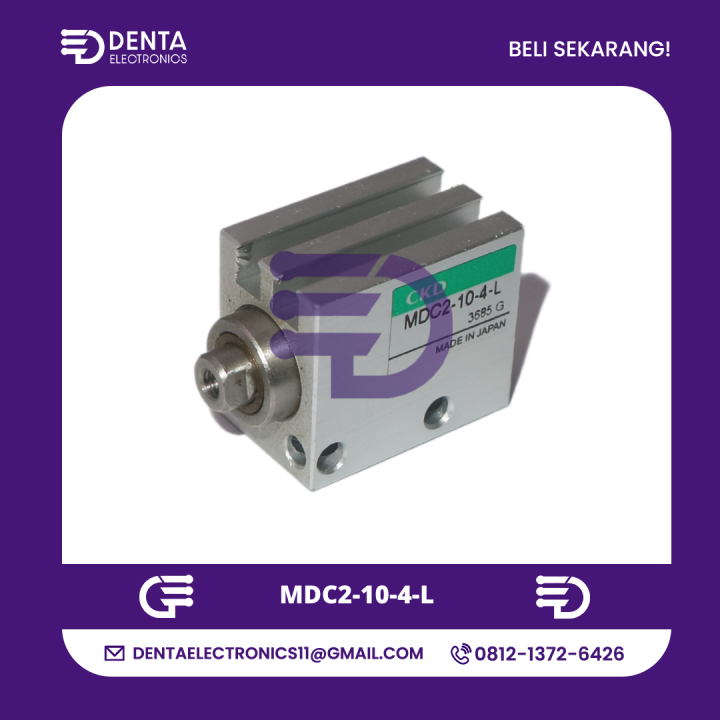 MDC2-10-4-L COMPACT DIRECT MOUNTING CYLINDER | Lazada Indonesia