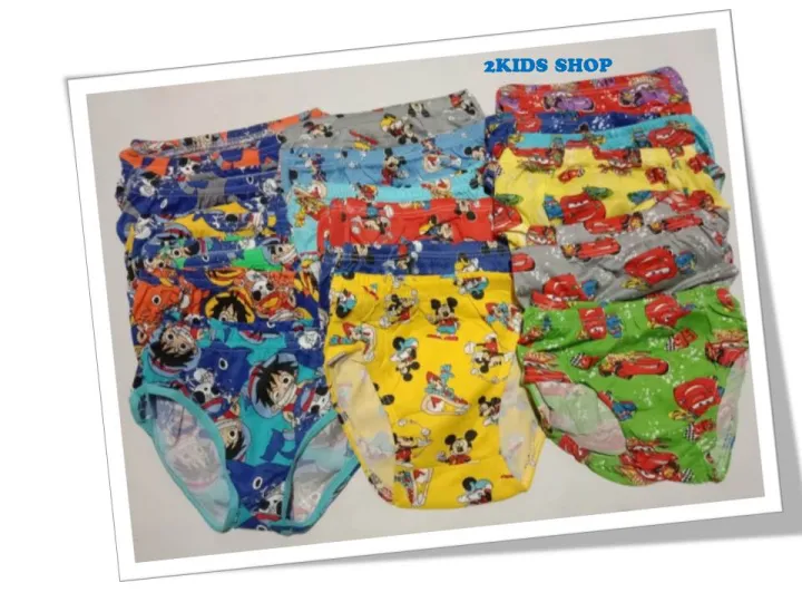 2kids Shop 3 PIECES KIDS BRIEF ASSORTED DESIGN FOR 2-5 YEARS OLD ...