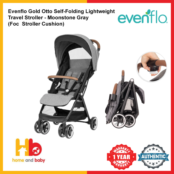 Evenflo Gold Otto Self-Folding Lightweight Travel Stroller - Moonstone ...