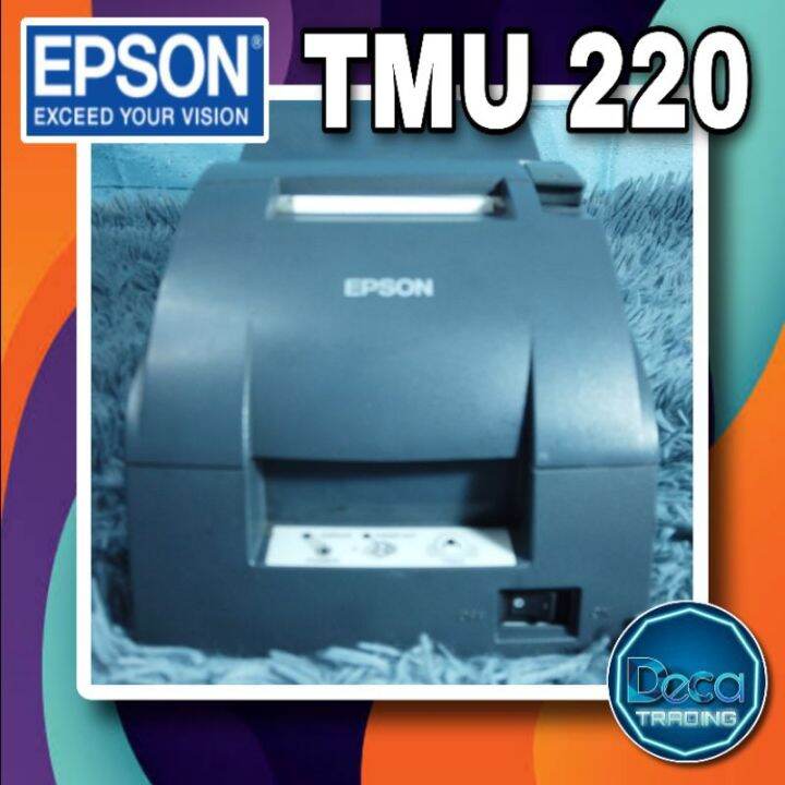 EPSON POS PRINTER. EPSON TMU U220 RECEIPT PRINTER with AUTOMATIC CUTER ...
