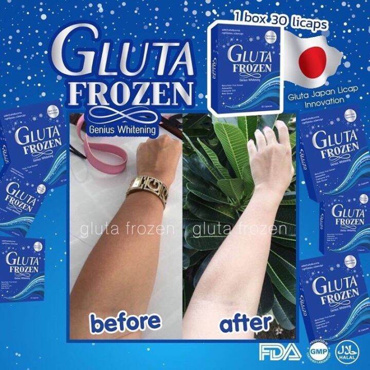GLUTA FROZEN - NANO LICAPS TECHNOLOGY. GENIUS WHITENING | Lazada Indonesia