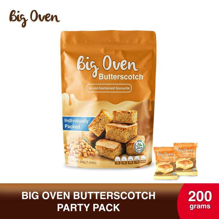 Big Oven Party Pack Butterscotch 200g | Lazada PH