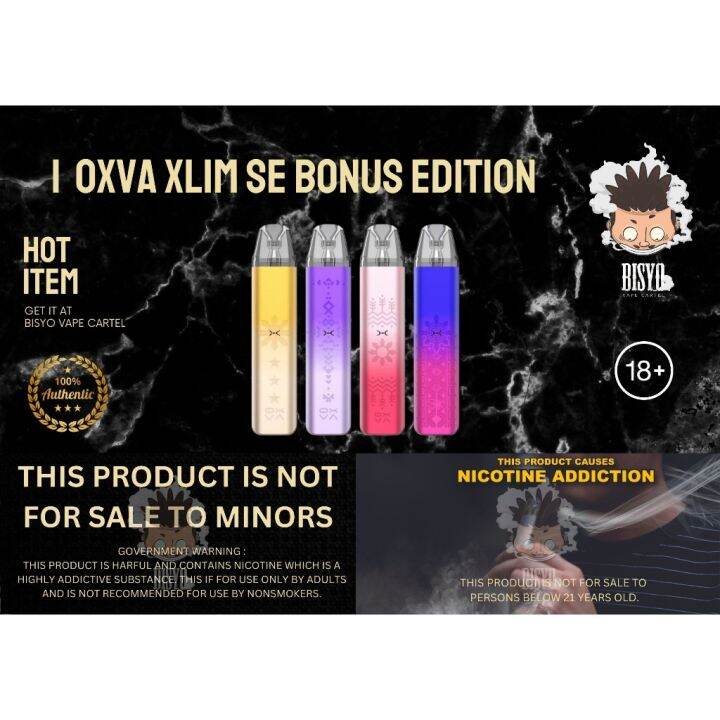 【Philippines Local inventory】﹉ [Legit] Oxva Xlim Edition with | Lazada PH