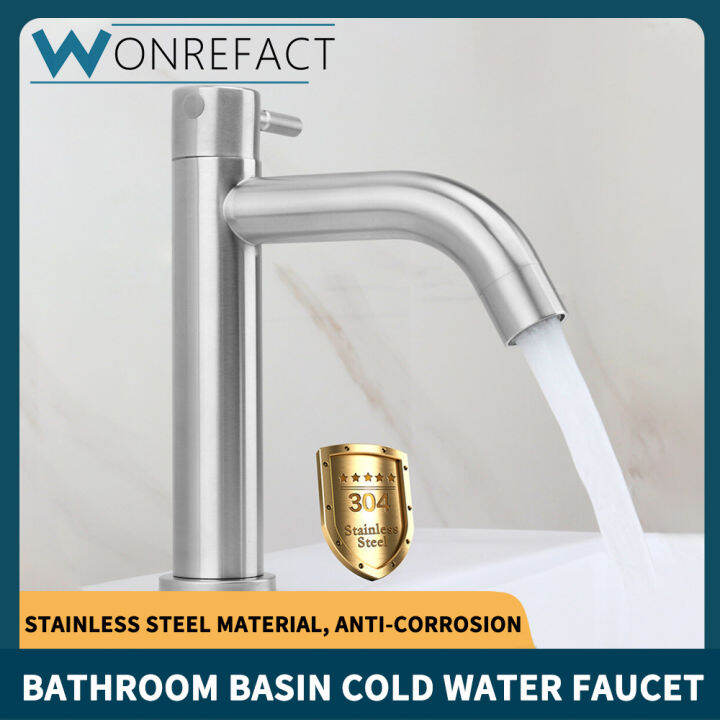 304 Stainless Steel Kitchen Bathroom Faucet Basin Bib Tap | Lazada