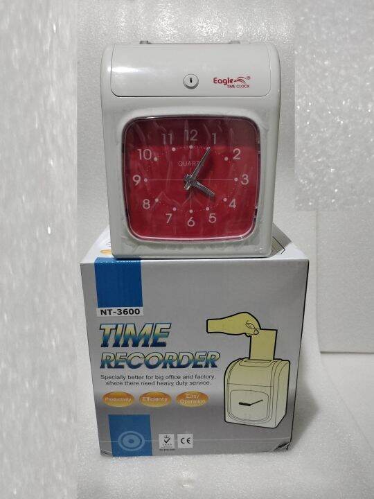 Analog bundy clock punch card machine for time and attendance model NT ...