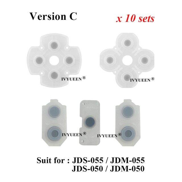 IVYUEEN 10 Sets Rubber Conductive Adhesive Button Pad Keypads for Sony ...