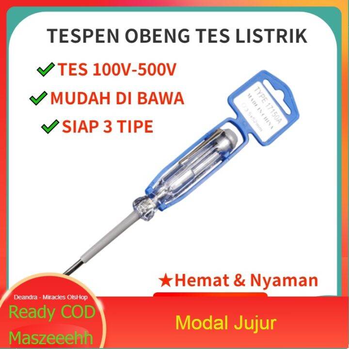 TESPEN/OBENG TES LISTRIK HAKAMITSU | Lazada Indonesia