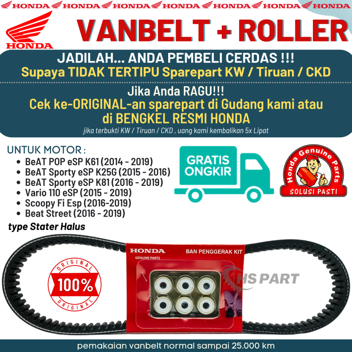 Vanbelt Beat K44 Ori , Vanbelt Beat Esp Original , Vanbelt Beat Street ...