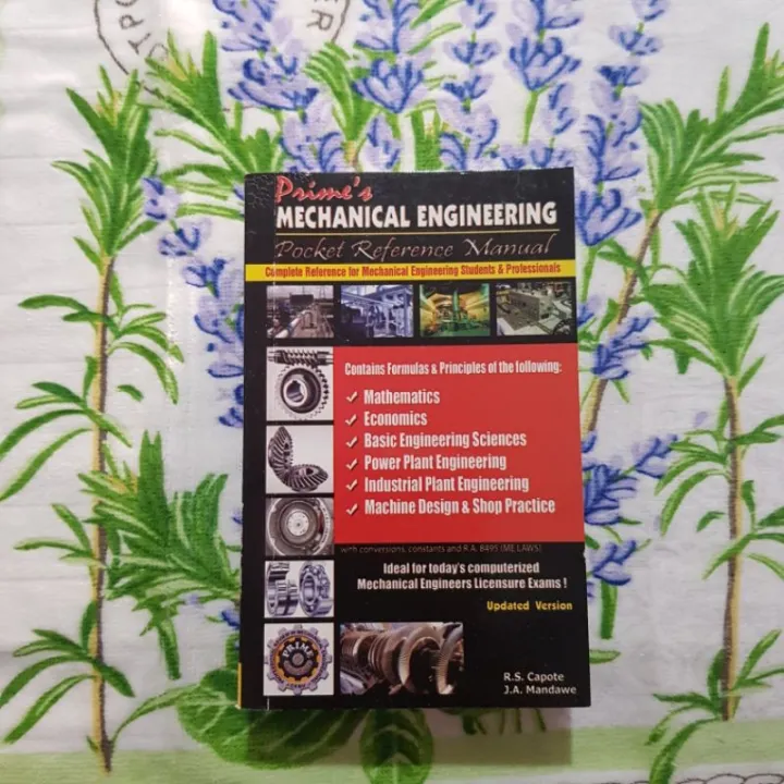 Prime's MECHANICAL ENGINEERING By; R.S.Capote | Lazada PH