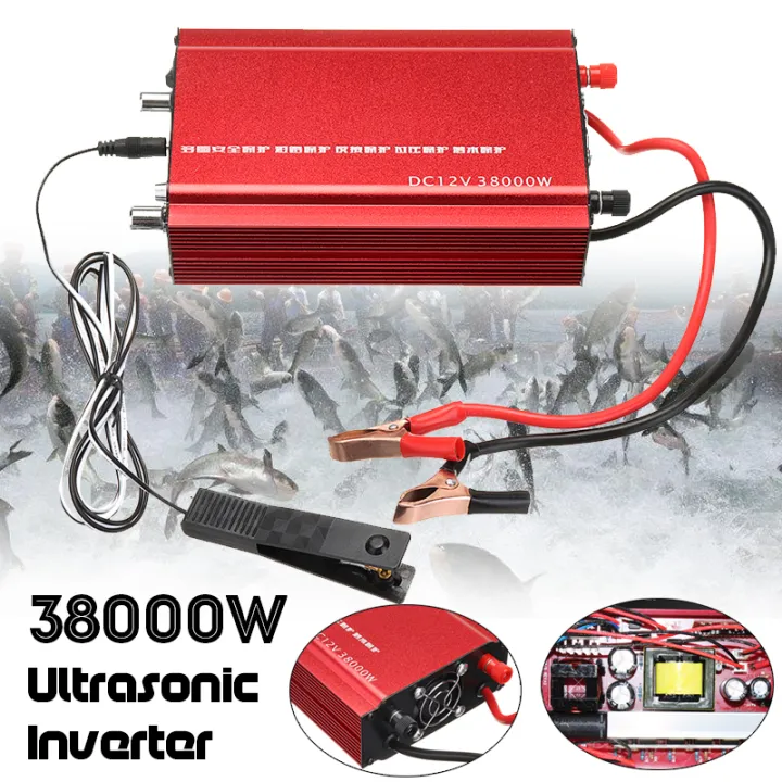 38000W 12V 30A Ultrasonic Inverter Electronic Fisher High Power Fishing ...