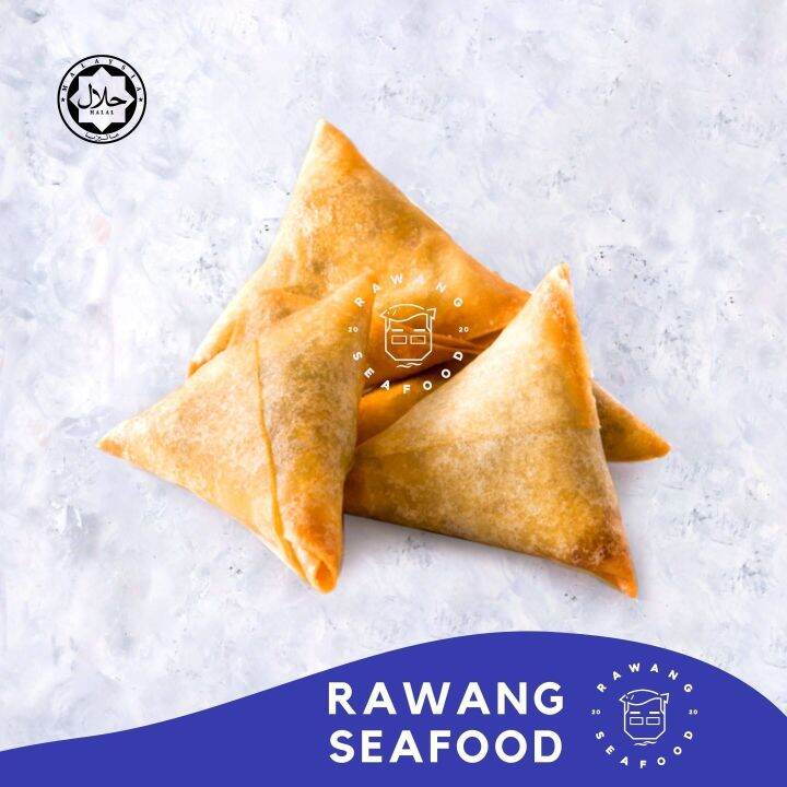 Curry Samosa Halal 20pcs 咖喱饺 Frozen Fried Food Snack Makanan Goreng ...