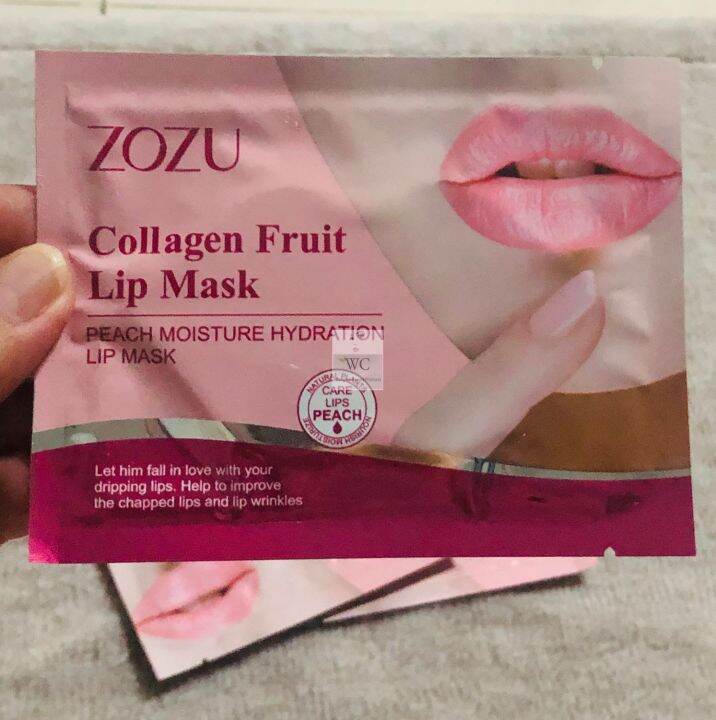 🇨🇳 Zozu Collagen Fruit Lip Mask Lazada Ph