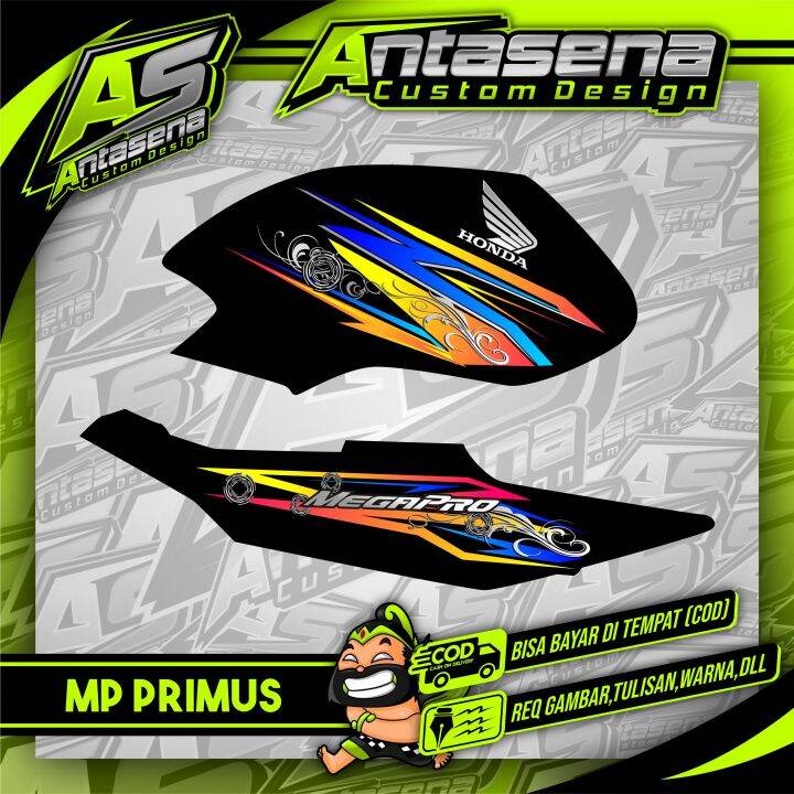 STRIPING MEGAPRO PRIMUS HEREX RACING STIKER MOTOR VARIASI HONDA MEGAPRO ...