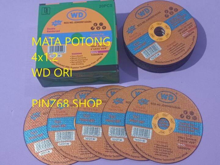Batu Gerinda Potong / Cutting Wheel WD 4 inch ( 4" x 1.2mm ) | Lazada ...