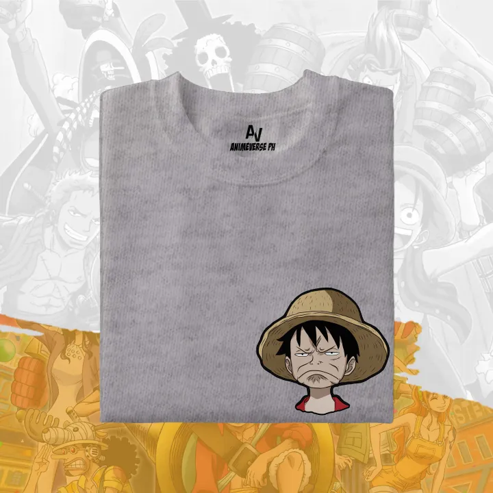 One Piece - Disappointed Luffy Pocket Print Shirt | Lazada PH