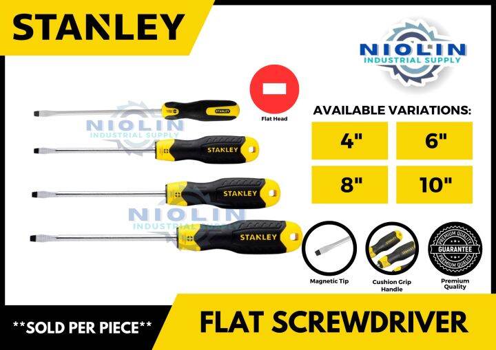 Original STANLEY FLAT SCREW DRIVER | Lazada PH