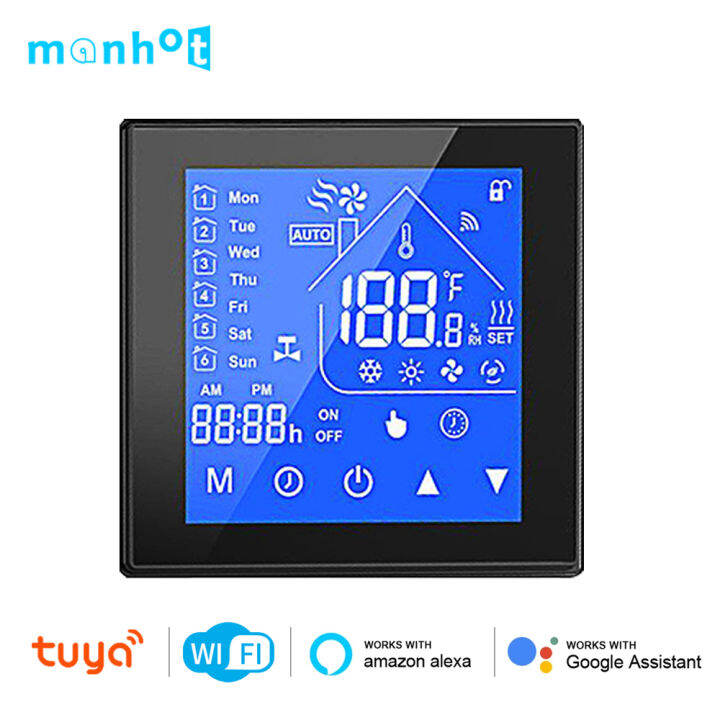 WiFi Smart Life Thermostat ไฟฟ้าชั้นความร้อนน้ำหม้อต้มก๊าซ Thermostat ...