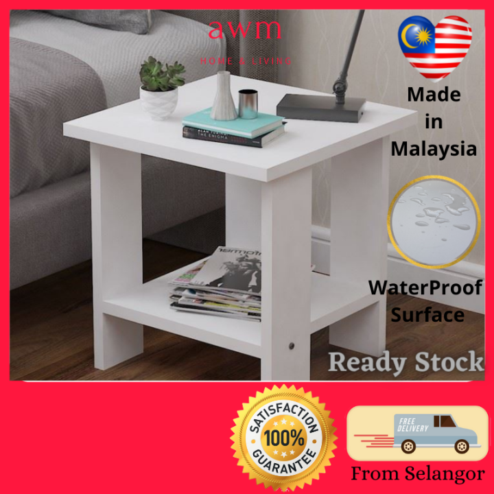 AWM Table Meja Coffee Table Side Table Small Side Table Bedroom Modern ...