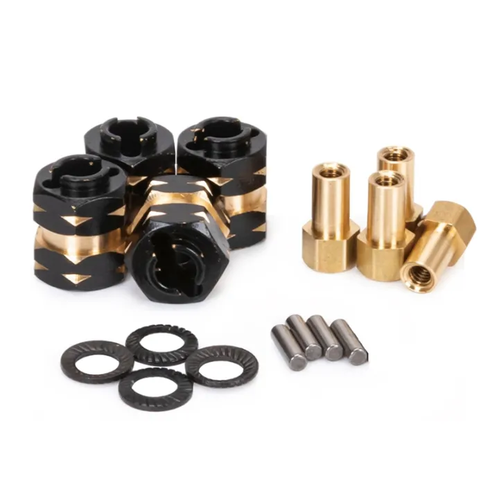 Brass Extended Wheel Hub Spacer Adapter Axle Counter Weight for Axial ...