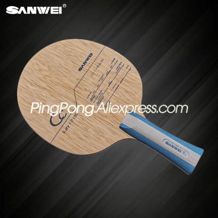 Original SANWEI CC CARBON (New Version) Table Tennis Blade Racket (5+2 Carbon) Ping Pong Bat ...