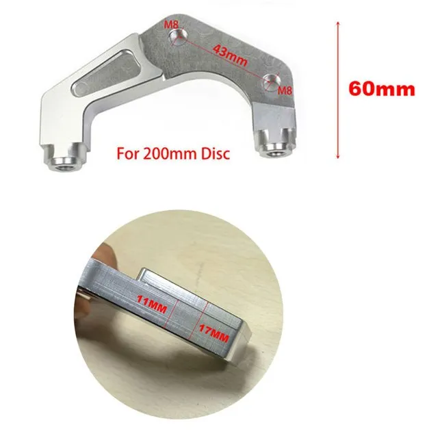 RPM Motorcycle Brake Caliper 4 Piston For Yamaha Aerox Nitro RSZ JOG ...