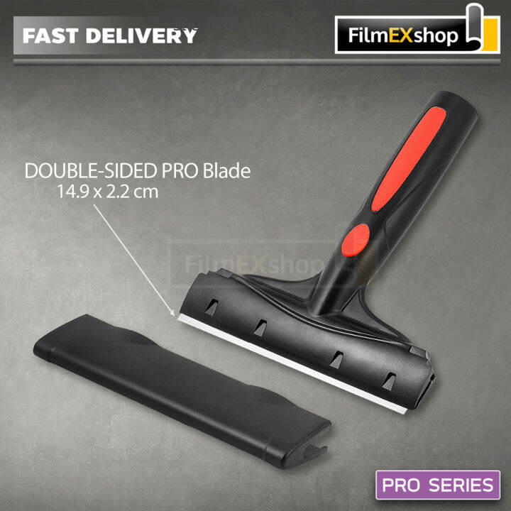 มีดขูดทำความสะอาดกระจก มีดขูดสี มีดขูดลอกฟิล์ม ที่ขูดกระจก คัตเตอร์ขูดสี Premium Window Glass ...